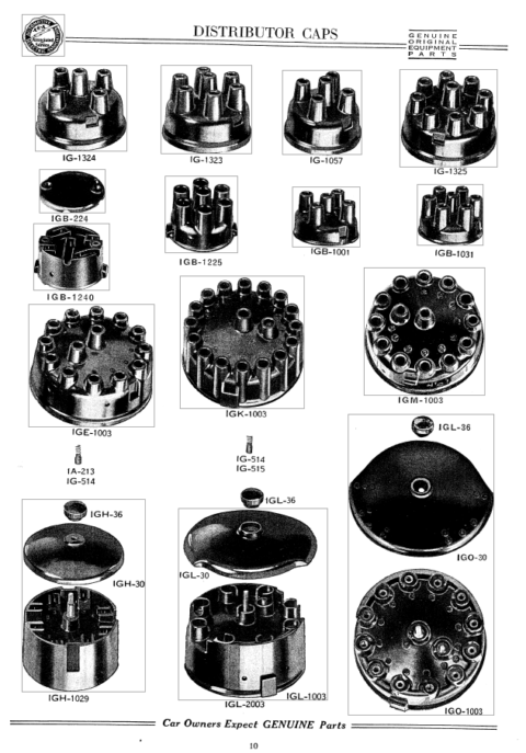 1926-1934 Genuine Original Service Parts Catalog - PDF - Vintage MoParts