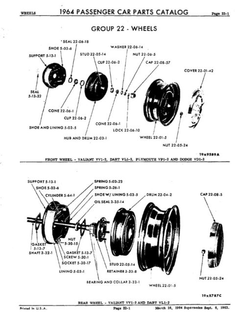 1964 MoPar Passenger Car Parts Catalog PDF - Vintage MoParts