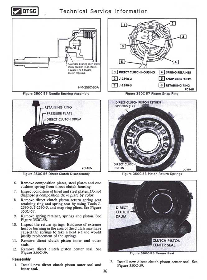 1979-1984 GM THM350C Service Manual - Vintage MoParts