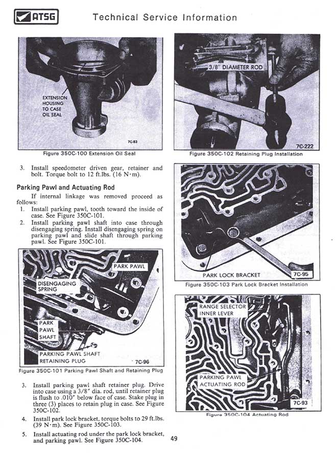 1979-1984 GM THM350C Service Manual - Vintage MoParts