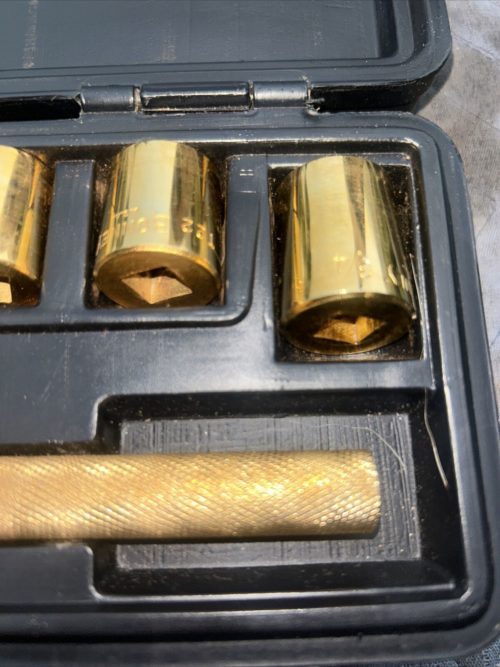 NOS Chrysler Master Tech Award Gold Bonney 3/8 Drive SAE Socket Set & T ...
